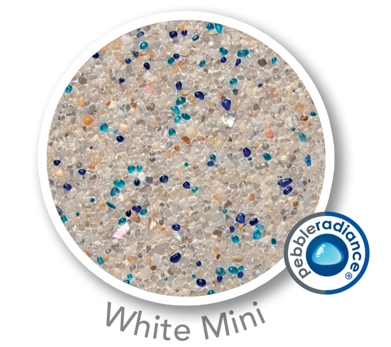 Universal Mini Pebble with Pebble Radiance Glass - Finest Finish Pools